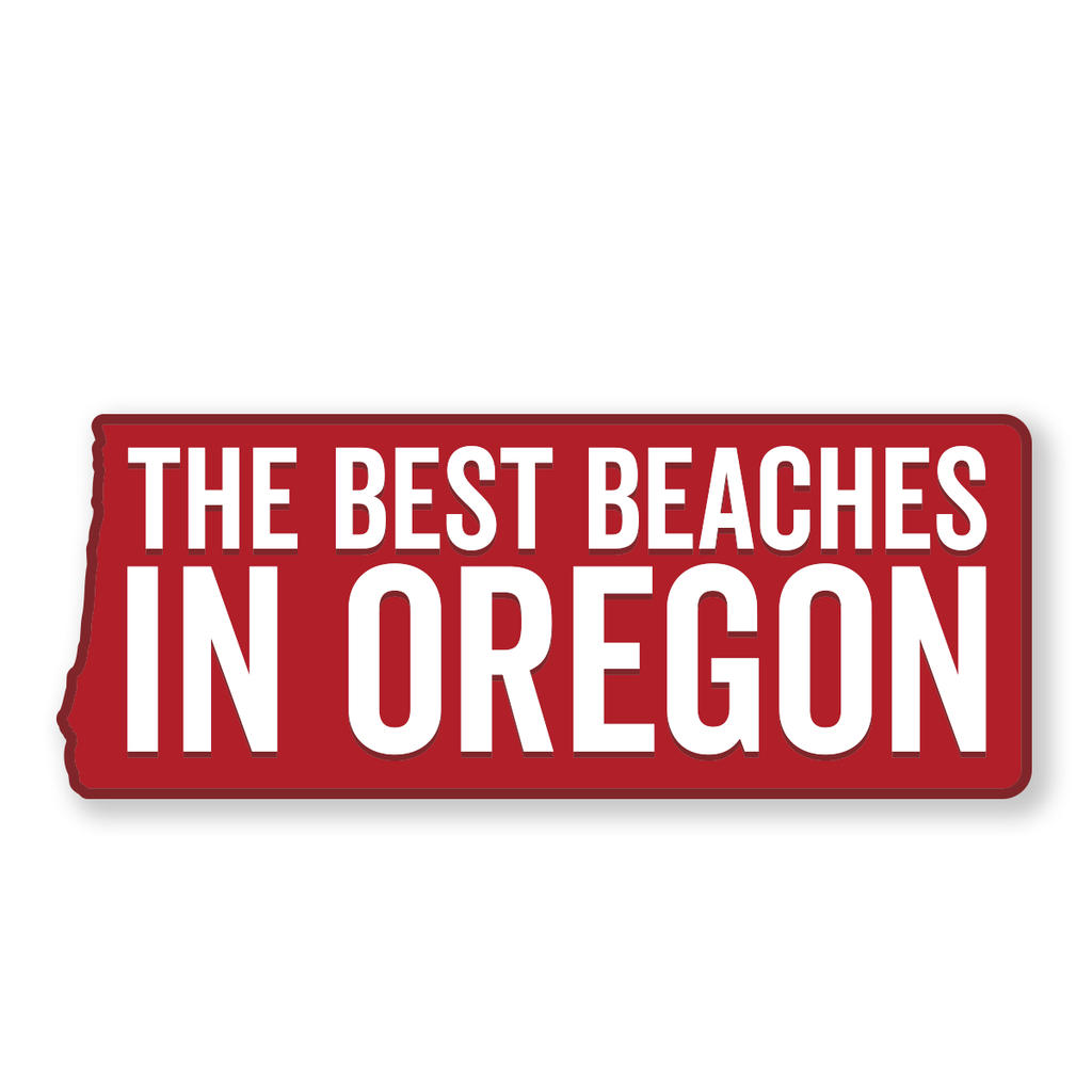 The Best Beaches in Oregon - Sticker – The Oregon Coast Visitors ...