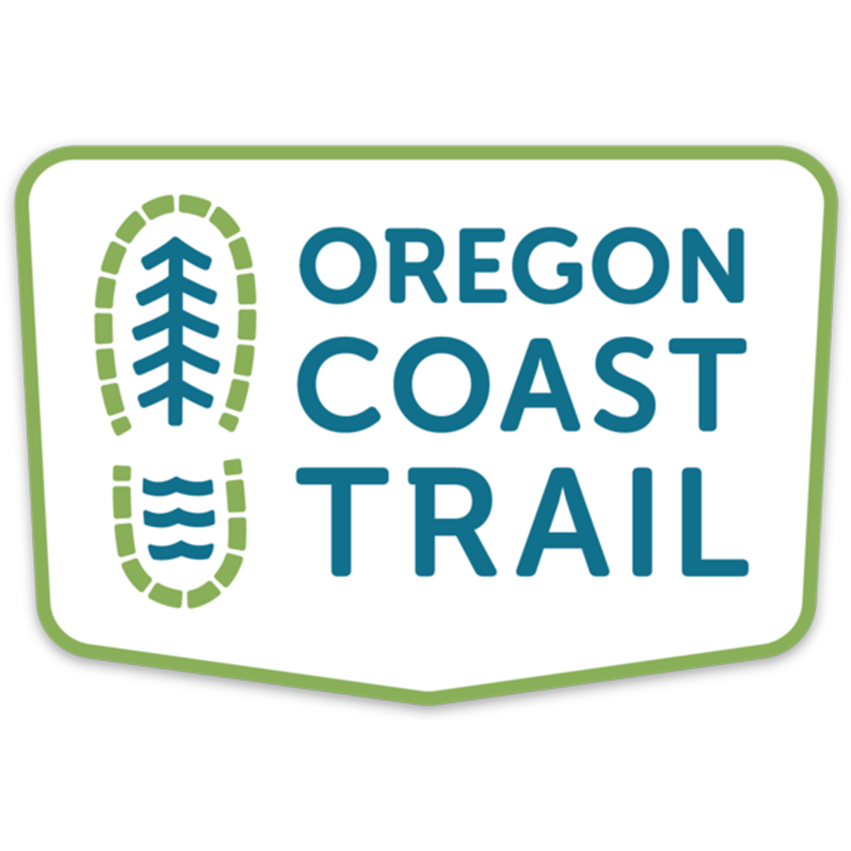 Oregon Coast Trail Donation Sticker – The Oregon Coast Visitors Association