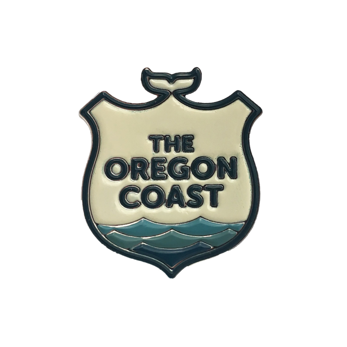 Oregon Coast Logo Enamel Pin – The Oregon Coast Visitors Association