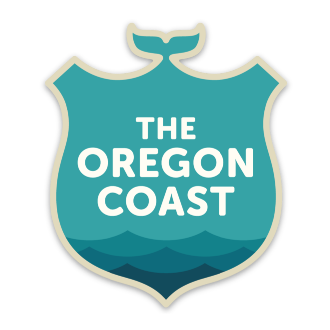 Official Oregon Coast Logo Sticker – The Oregon Coast Visitors Association
