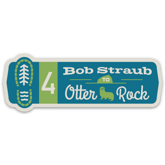Oregon Coast Trail Segments 4" Sticker – The Oregon Coast Visitors ...